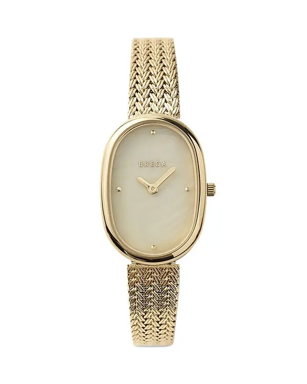 BREDA Jane Tethered Watch, 23mm - Cream/gold