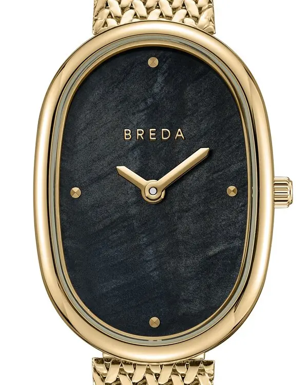 BREDA Jane Tethered Watch, 12mm X 23mm - Gold Midnight