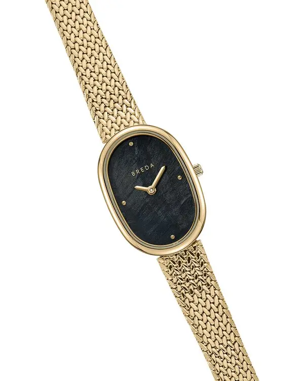 BREDA Jane Tethered Watch, 12mm X 23mm - Gold Midnight