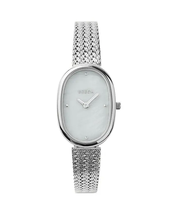 BREDA Jane Tethered Watch, 23mm - White/silver