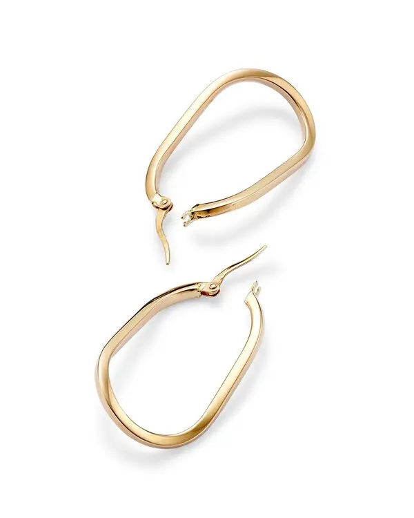 Roberto Coin 18k Yellow Hoop Earrings