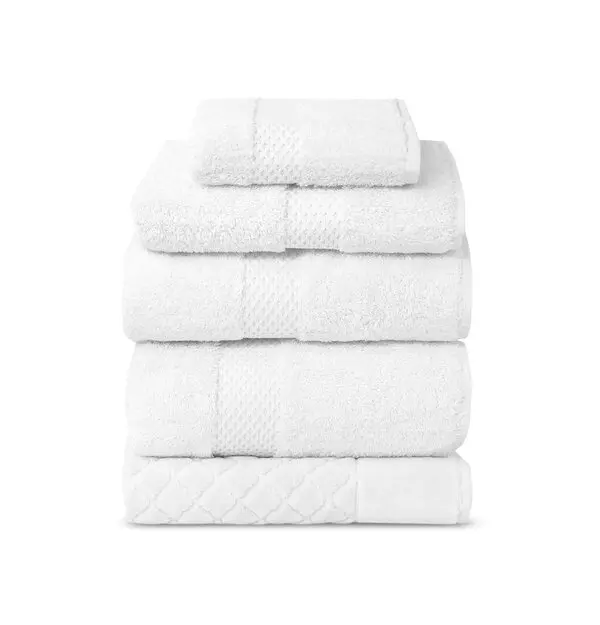 YVES DELORME Etoile Washcloth - Blanc