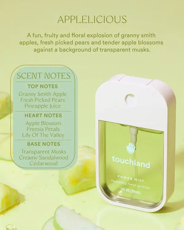 TOUCHLAND Power Mist Hydrating Hand Sanitizer 1 Oz., Aloe You