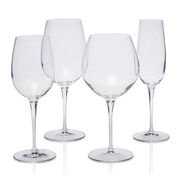 LUIGI BORMIOLI Crescendo 8 Oz. Champagne Glasses, Set Of 4