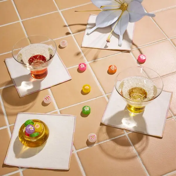 ATELIER SAUCIER Hummingbird Cocktail Napkins, Set Of 4