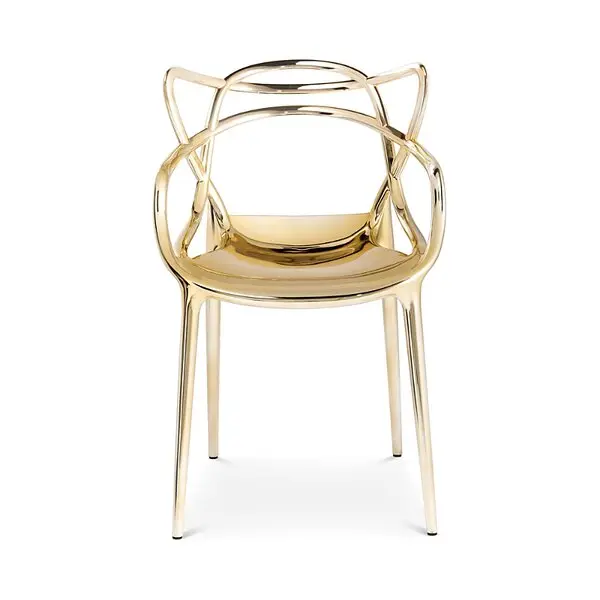 KARTELL Masters Precious Dining Chair, Set Of 2 - Metallic Gold