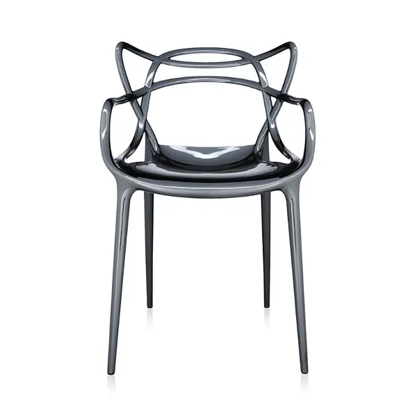 KARTELL Masters Precious Dining Chair, Set Of 2 - Titanium