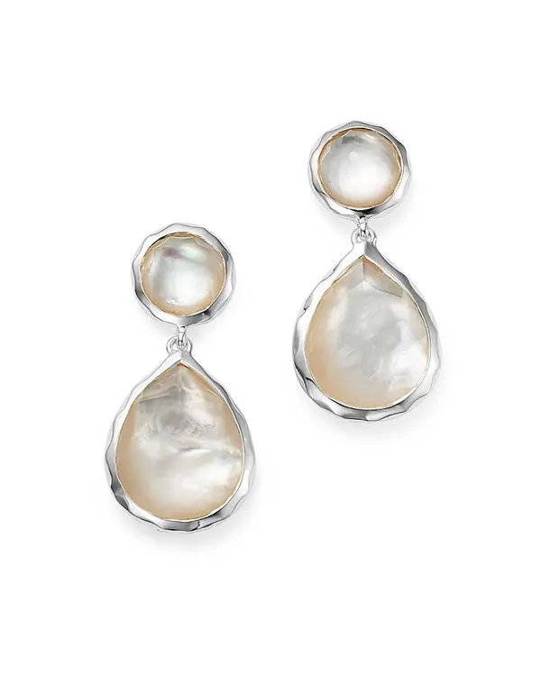 Ippolita Sterling Silver Mother-of-pearl Drop Earrings - White/silver