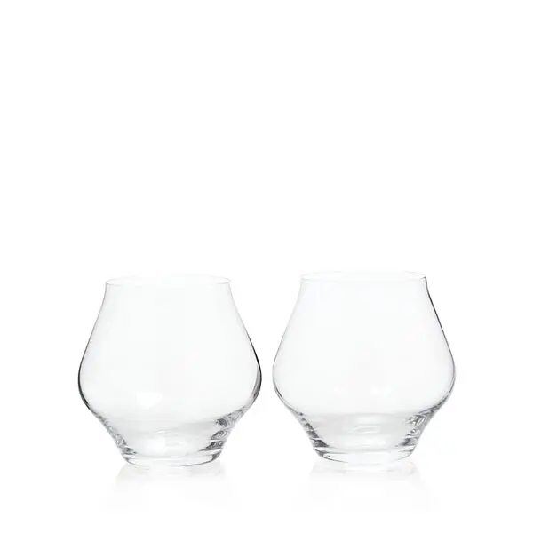 LUIGI BORMIOLI Supremo Stemless Wine Glass, Set Of 2 - Clear