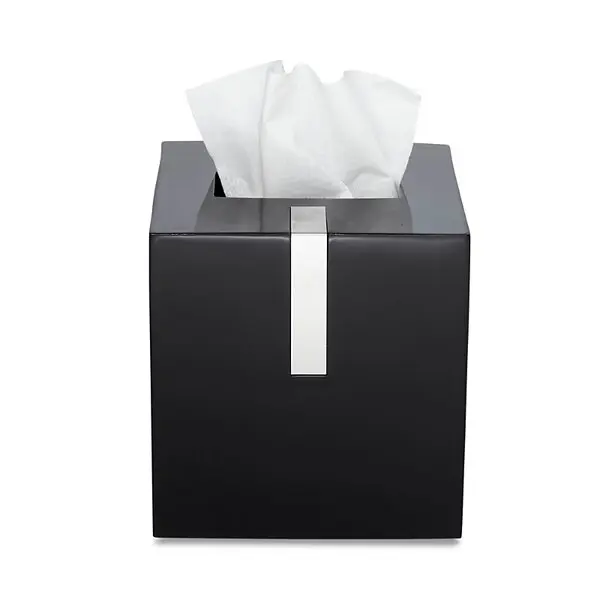 ROSELLI Houston Street Tissue Cover - Black