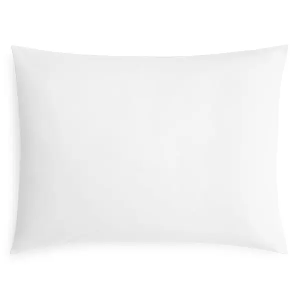 YVES DELORME Down & Feather Medium Pillow, Queen - Blanc/lago