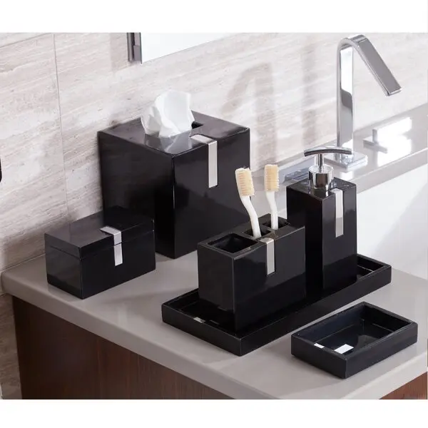ROSELLI Houston Street Soap Dish - Black