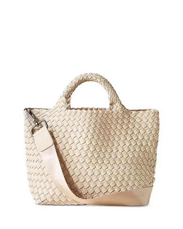NAGHEDI St. Barths Small Woven Tote - Ecru