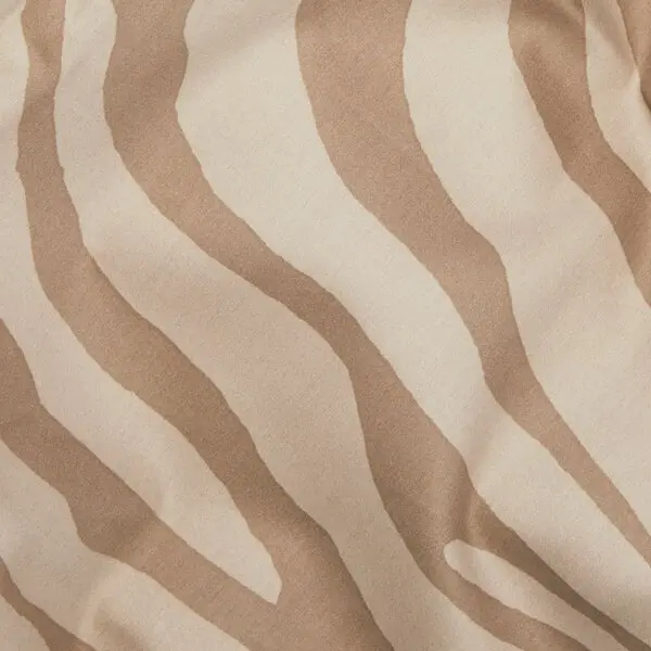 Roberto Cavalli Macro Zebrage Sateen Flat Sheet, King
