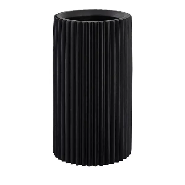 TOV FURNITURE Jenna Concrete Table Vase - Black