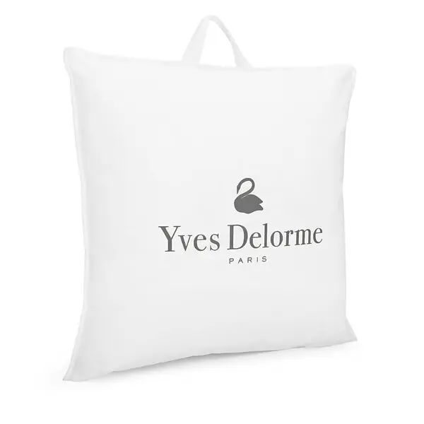 YVES DELORME Down & Feather Euro Pillow - White