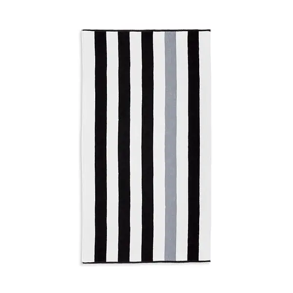 LAGUNA BEACH TEXTILE COMPANY Laguna Beach Cabana Beach Towel - Black  Stone