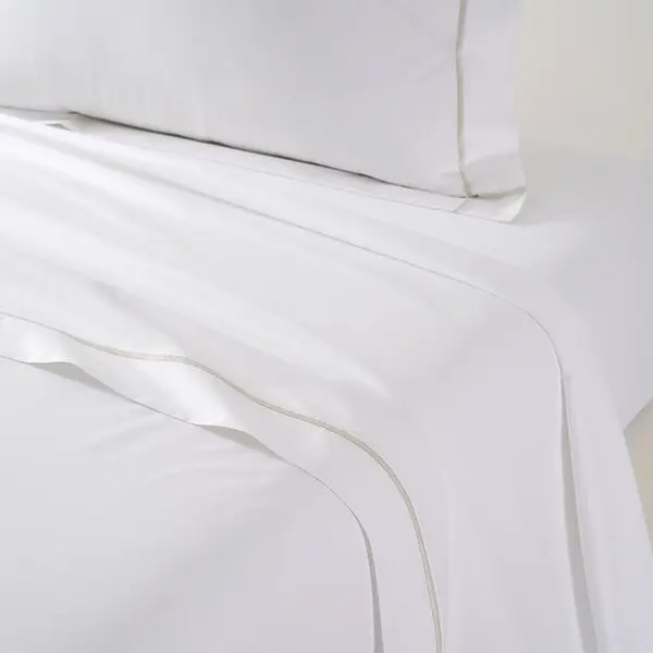 YVES DELORME Athena Pillowcase - Nacre