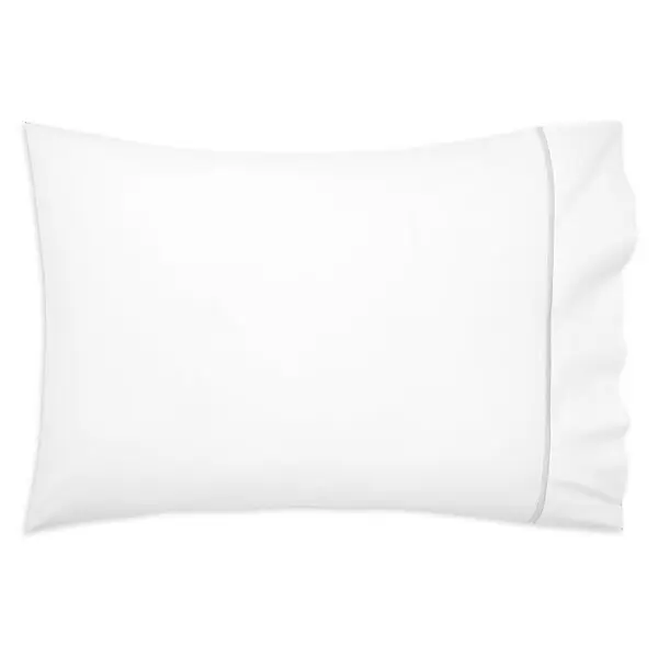 YVES DELORME Athena Pillowcase, King - Silver