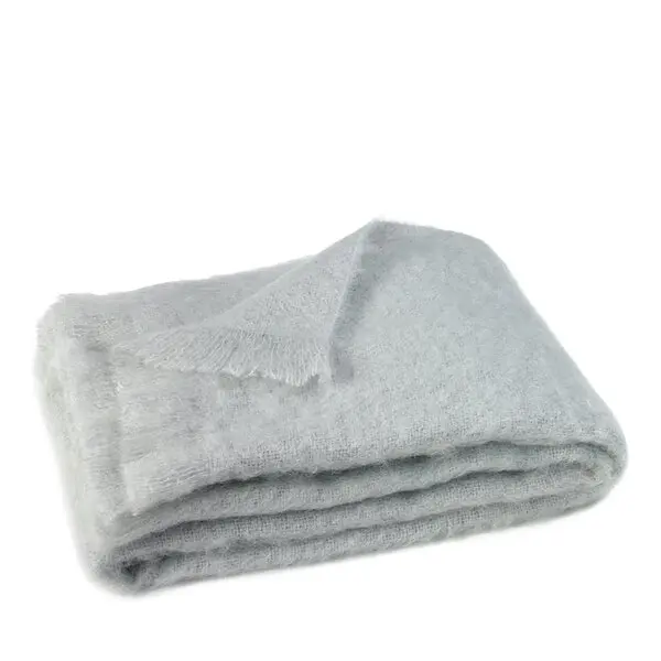 LANDS DOWNUNDER Mohair Throw - Silver