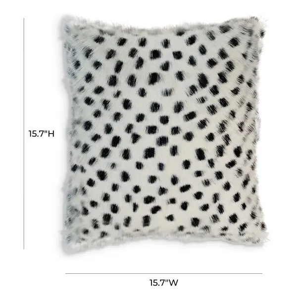 TOV FURNITURE Genuine Goatskin Pillow
