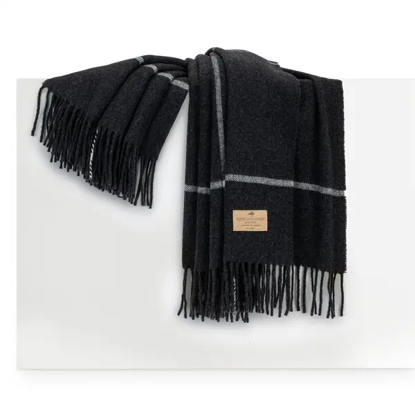LANDS DOWNUNDER Charm Lambswool Cashmere Throw