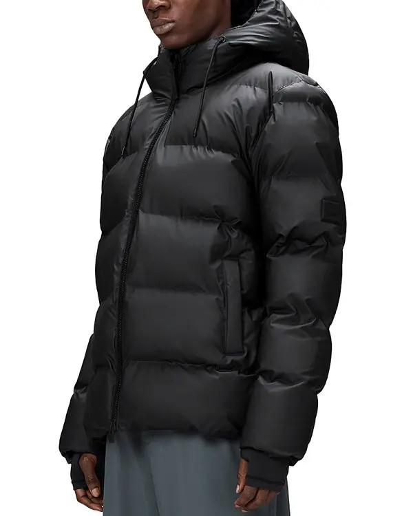 Rains Alta Puffer Jacket - Black