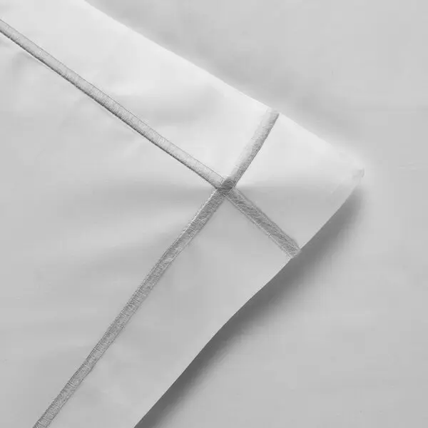 YVES DELORME Athena Euro Sham - Silver