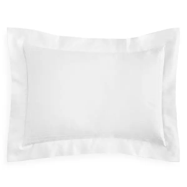 YVES DELORME Adagio Sateen Standard Sham - Blanc