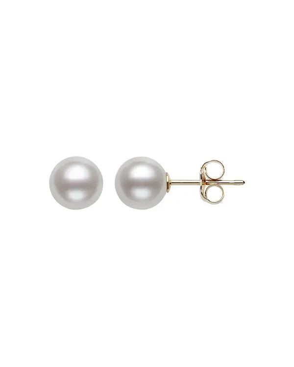 Bloomingdale'S Cultured Freshwater Pearl Stud Earrings - White