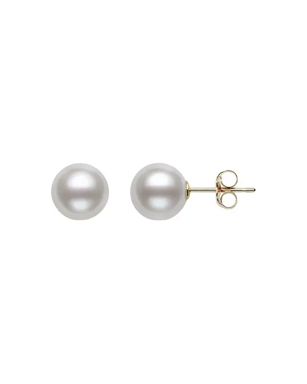 Bloomingdale'S Cultured Freshwater Pearl Stud Earrings - White