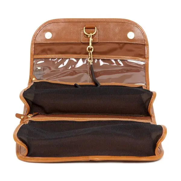 Bric'S Life Pelle Leather Tri-fold Toiletry Kit