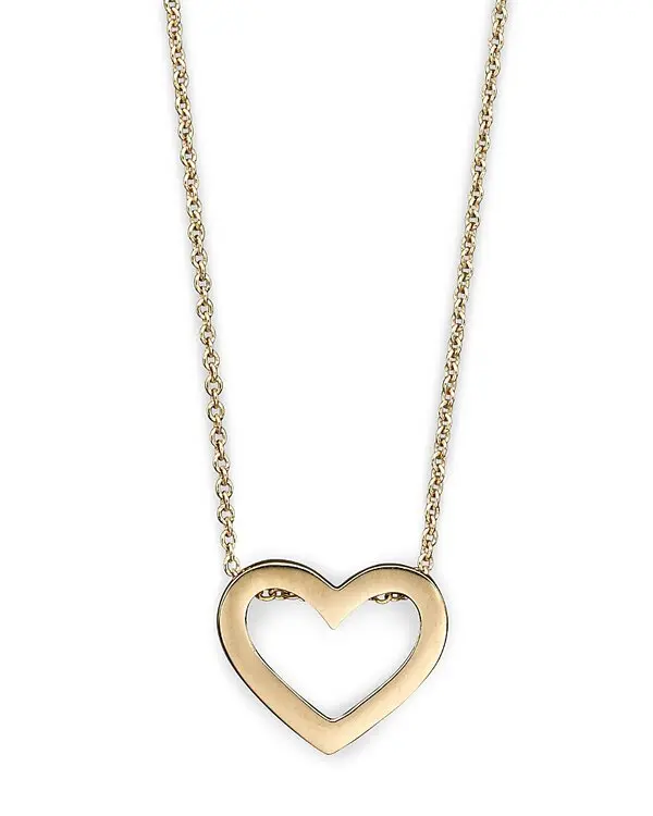 Roberto Coin 18kt Yellow Heart Necklace - Gold