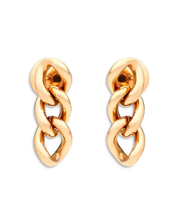Pomellato 18k Iconica Tango Drop Earrings - Rose Gold