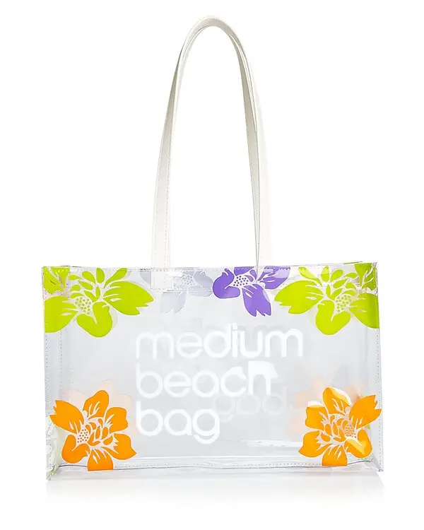Bloomingdale'S Medium Beach Bag - Clear