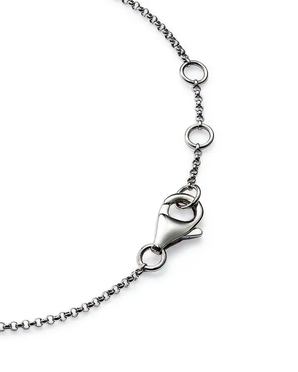 Bloomingdale'S Diamond And Sapphire Evil Eye Bracelet