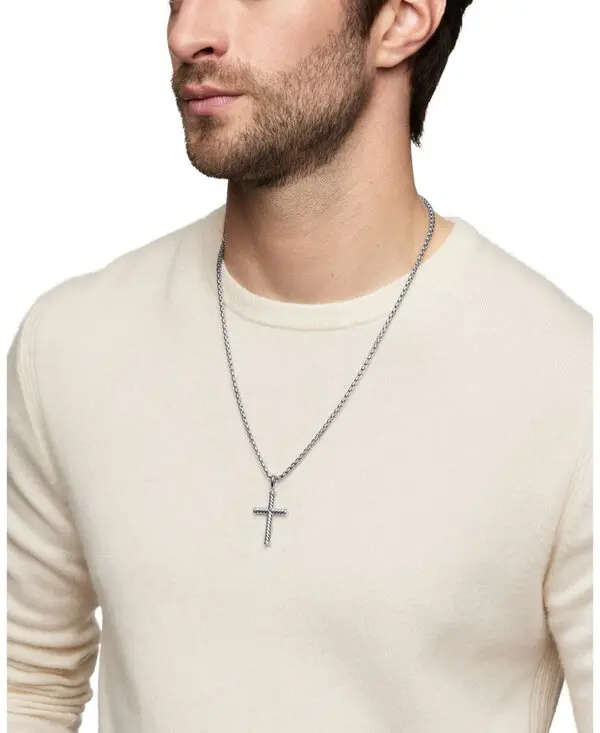 David Yurman Cable Cross Pendant