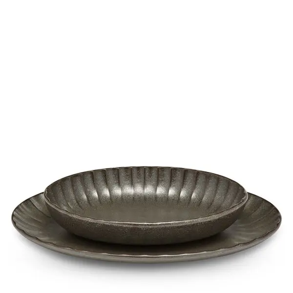 SERAX Inku Oval Serving Bowl - Green