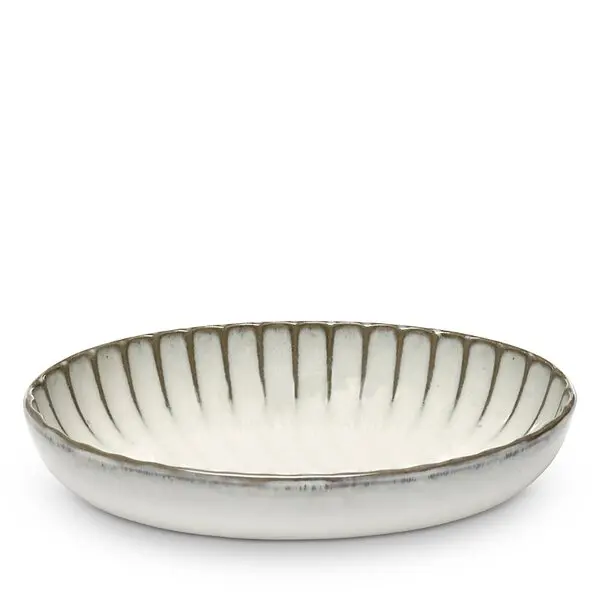 SERAX Inku Oval Serving Bowl - White