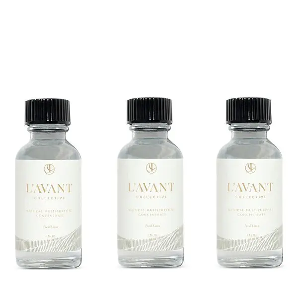 L'AVANT COLLECTIVE Multipurpose Concentrate, Fresh Linen Refill Pack Of 3 - White