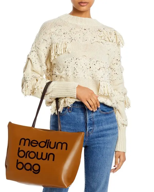 Bloomingdale'S Zip Top Tote Exclusive