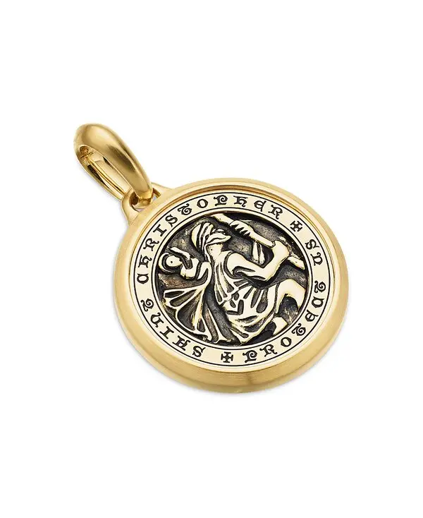David Yurman St. Christopher Amulet - Gold