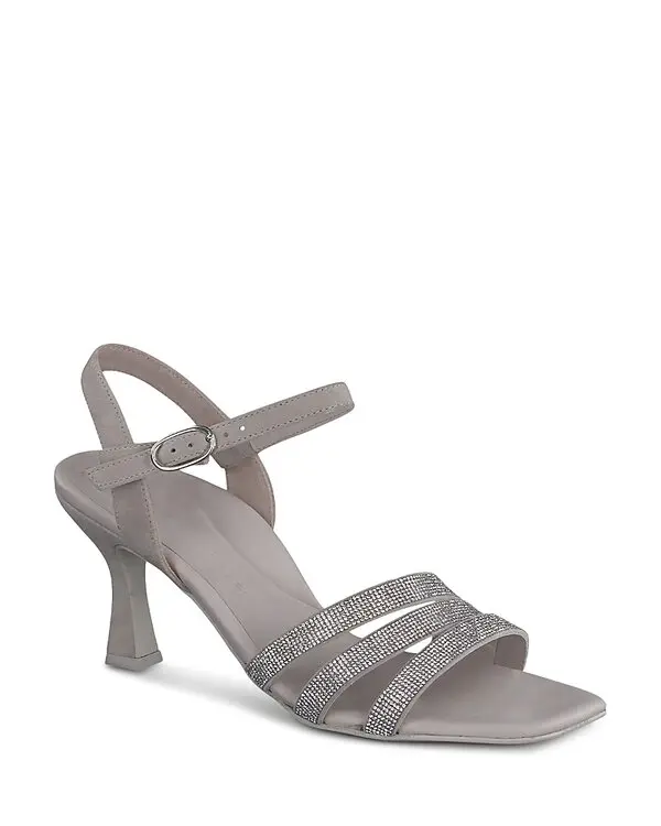 Paul Green Radiance High Heel Sandals - Stone Suede