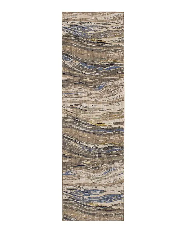 KARASTAN Enigma Continuum Runner Rug, 2'4 X 7'10 - Smokey Gray