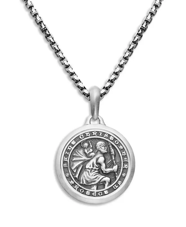 David Yurman St. Christopher Amulet - Silver