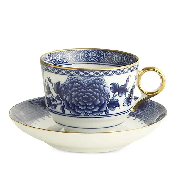 MOTTAHEDEH Imperial Blue Cup & Saucer - No Color