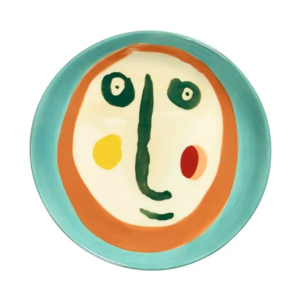 SERAX Feast Ottolenghi Face 1 Extra Small Plate - Blue Multi