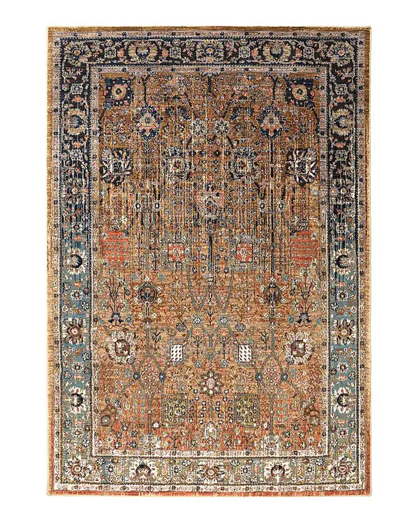 KARASTAN Spice Market Myanmar Area Rug, 5'3 X 7'10 - Tobacco