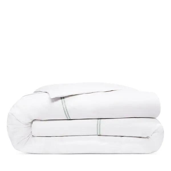 HUDSON PARK COLLECTION Italian Percale Twin Duvet Cover Exclusive - Opaline
