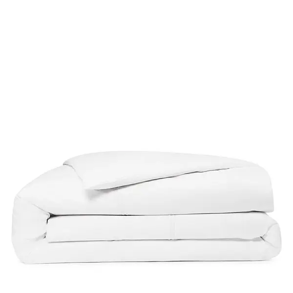 HUDSON PARK COLLECTION Italian Percale Twin Duvet Cover Exclusive - White